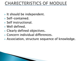 Presentation1 modularapproach-110322160708-phpapp01 | PPT | Free Download