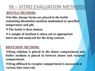 Evaluation Of Ocular Drug Delivery System | PPTX