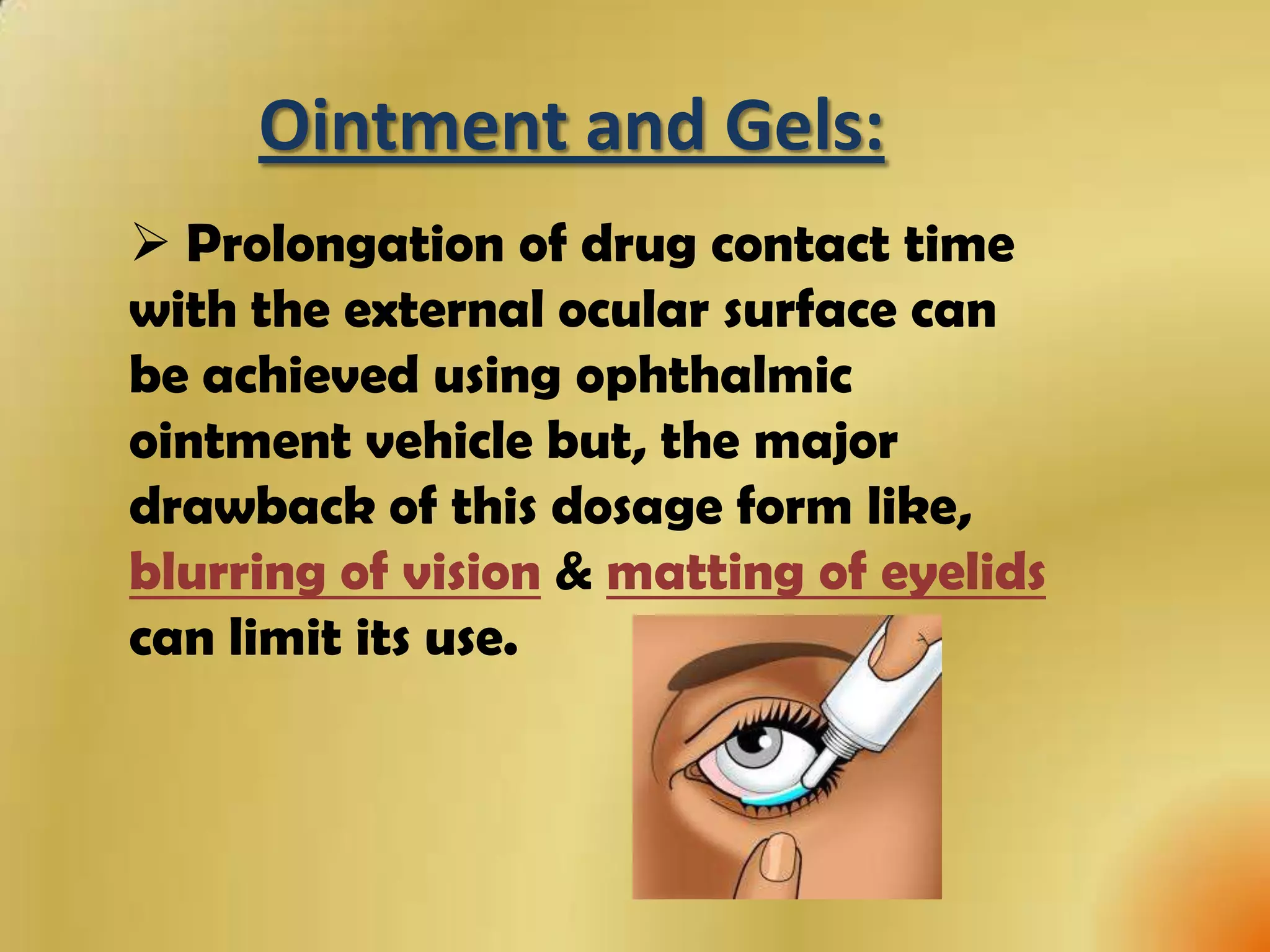 ocular drug delivery systems | PPTX