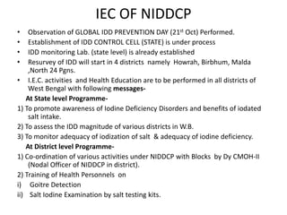 Presentation on niddcp _ IDD_Idodine defeciancy | PPTX