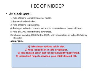 Presentation on niddcp _ IDD_Idodine defeciancy | PPTX