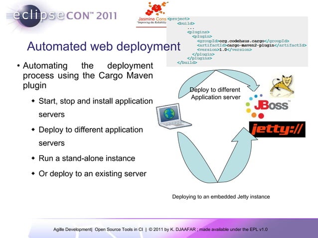 Presentation 1 Open Source Tools In Continuous Integration Environment