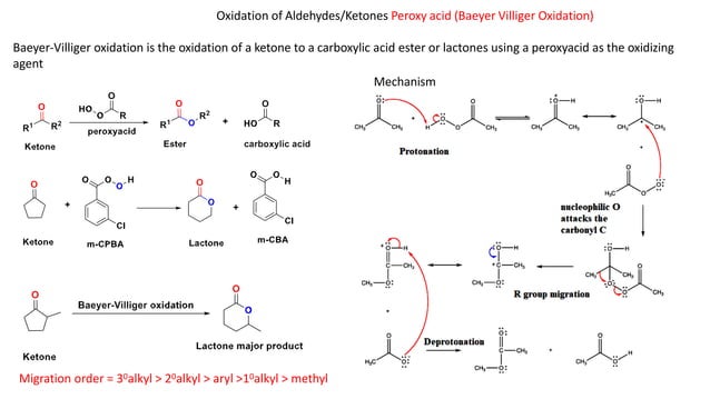 oxidation of aldehyde and ketone and mechanism | PDF | Chemistry | Science