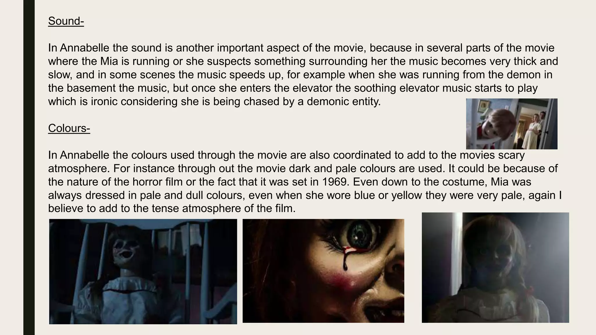 Annabelle Opening Scene Study | PPT