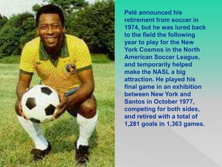 pele-the god of football | PPTX