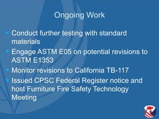 Updates on Federal Rules on Flammability of Furniture | PPTX