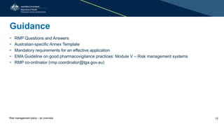 Risk management plans - an overview | PPTX