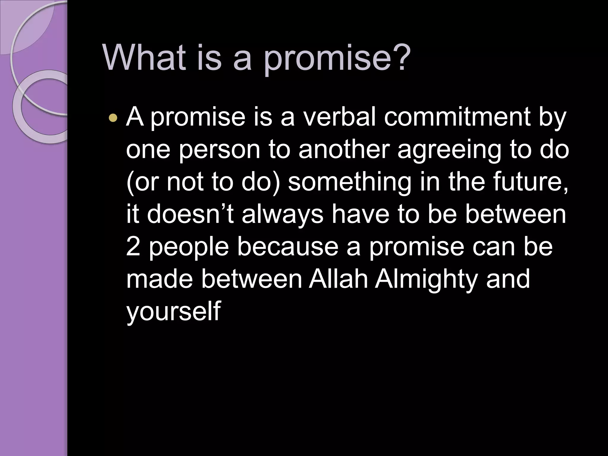 what is a promise | PPTX
