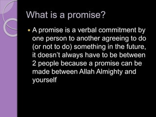 what is a promise | PPTX