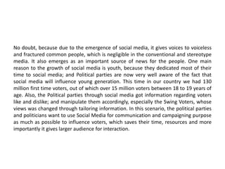 Social media & general election | PPT
