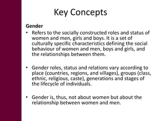 Some gender concepts | PPT