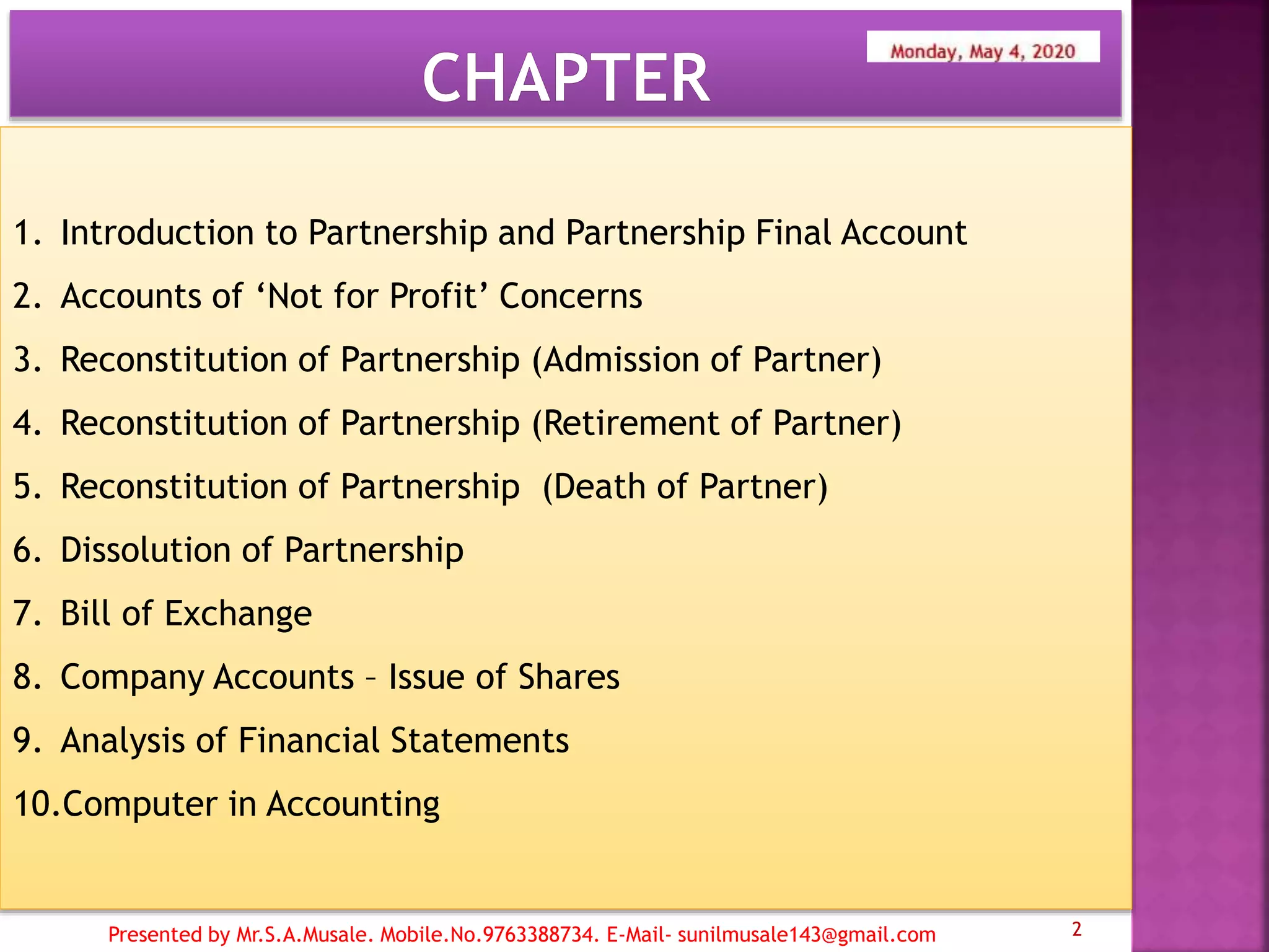 Presentation1 std -12 commerce maharashtra board . | PPTX