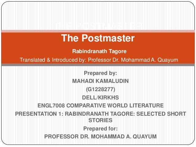 Presentation 1 the postmaster