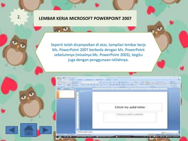 TIK BAB 1 ( Mengenal PowerPoint 2007) | PPT