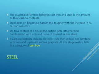 Presentation 1 - Uses of various steel in Construction.pptx