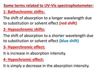 Ultraviolet spectroscopy (UV) | PPT