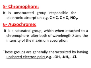 Ultraviolet spectroscopy (UV) | PPT