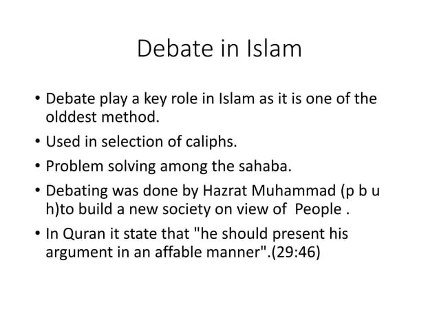 Debate ppt for students of education department | PPTX