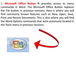 Ms word Presentation | PPTX
