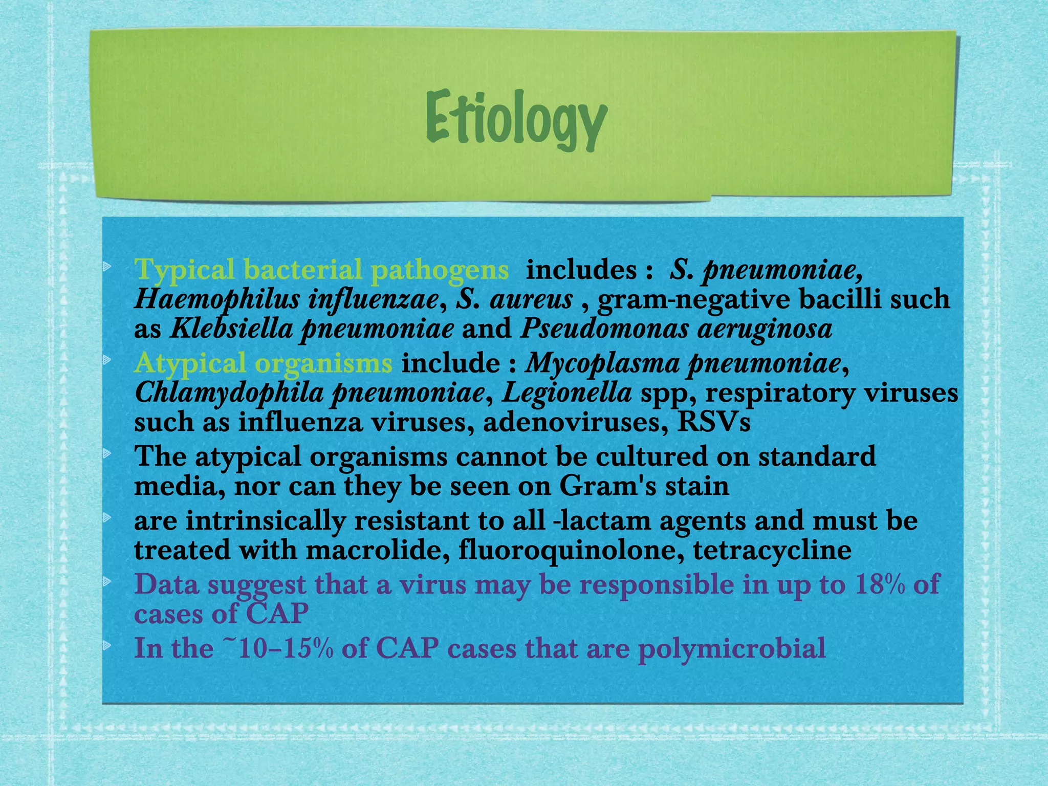 community acquired pneumonia (CAP) | PPT