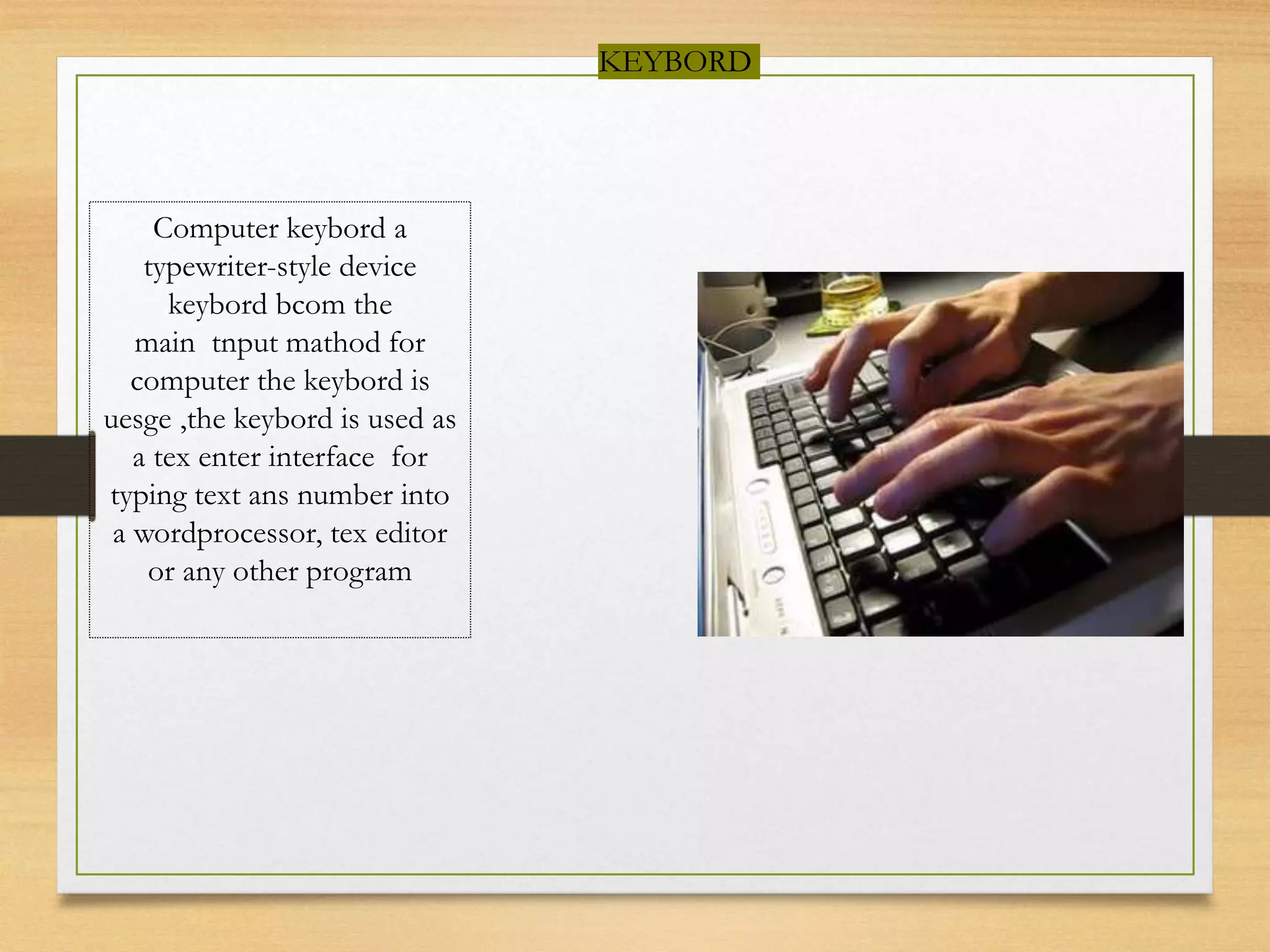 computer project. | PPTX | Computer Peripherals | Computing