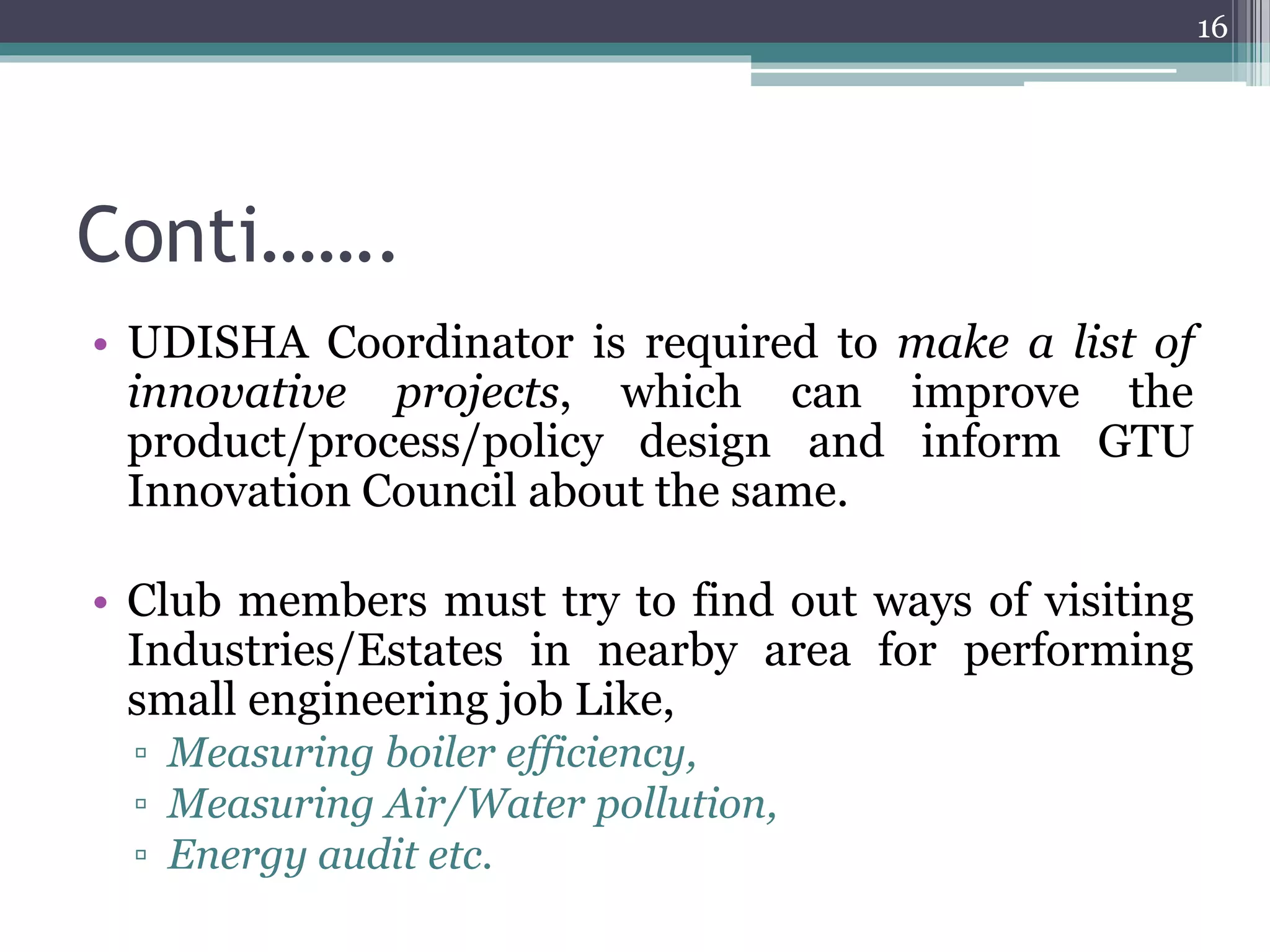 IDP AND UDP PROJECT OF GTU . DETAIL INFORMATION | PPTX