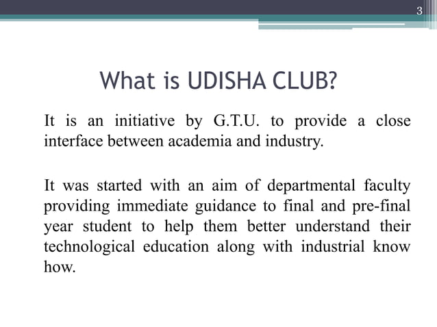 IDP AND UDP PROJECT OF GTU . DETAIL INFORMATION | PPTX