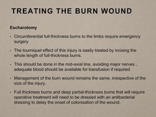 Management Of Burn | PPTX