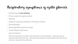 Cystic Fibrosis. GIT Manifestations. Diagnosis. Treatment | PPT