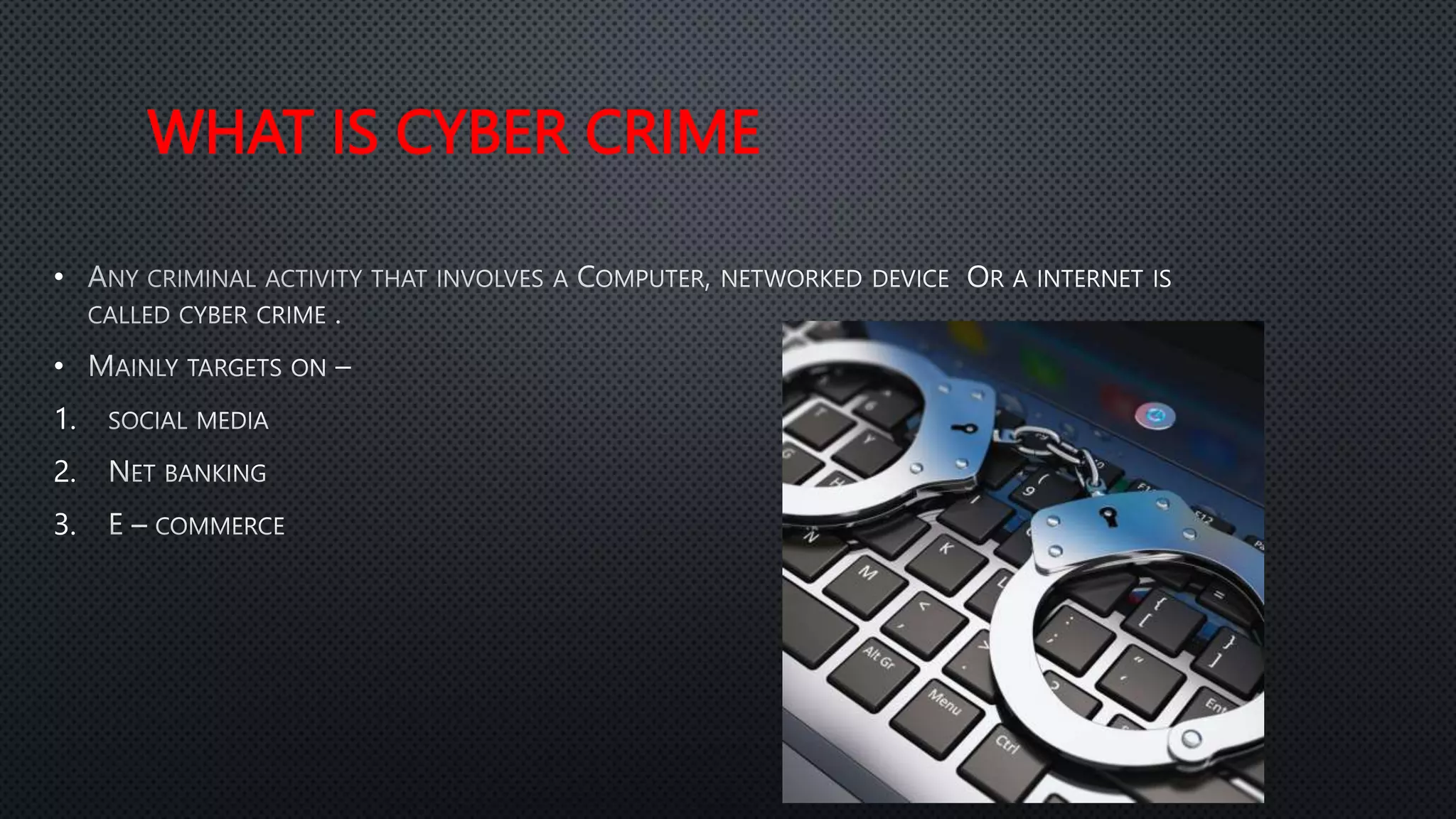Cyber crime | PPT