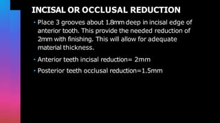 Presentation 10.pptx the metal ceramic crown preparation | PPTX