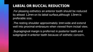 Presentation 10.pptx the metal ceramic crown preparation | PPTX