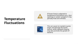 Factors Affecting Quality Of Frozen Foods | PPTX