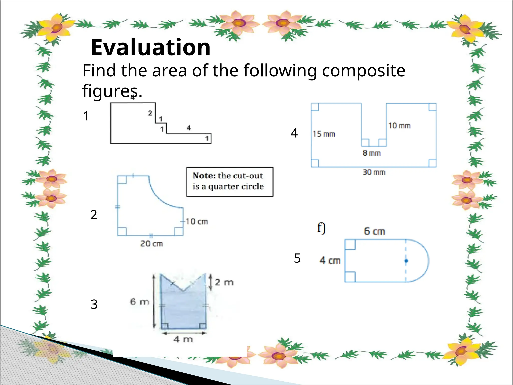 Presentation: Area of composite figure pptx | PPTX