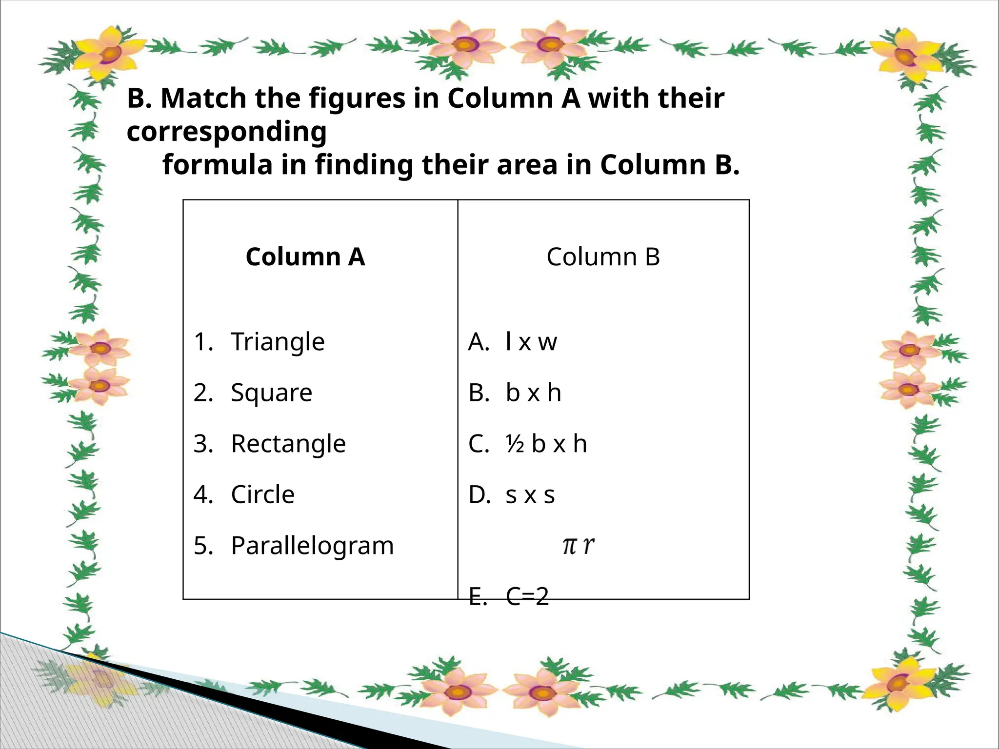 Presentation: Area of composite figure pptx | PPTX
