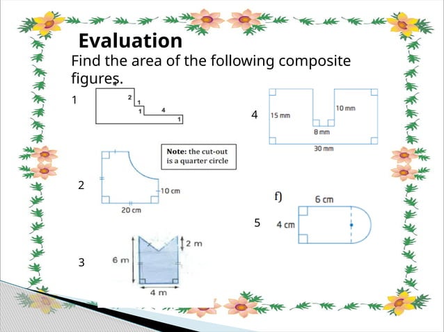 Presentation: Area of composite figure pptx | PPTX