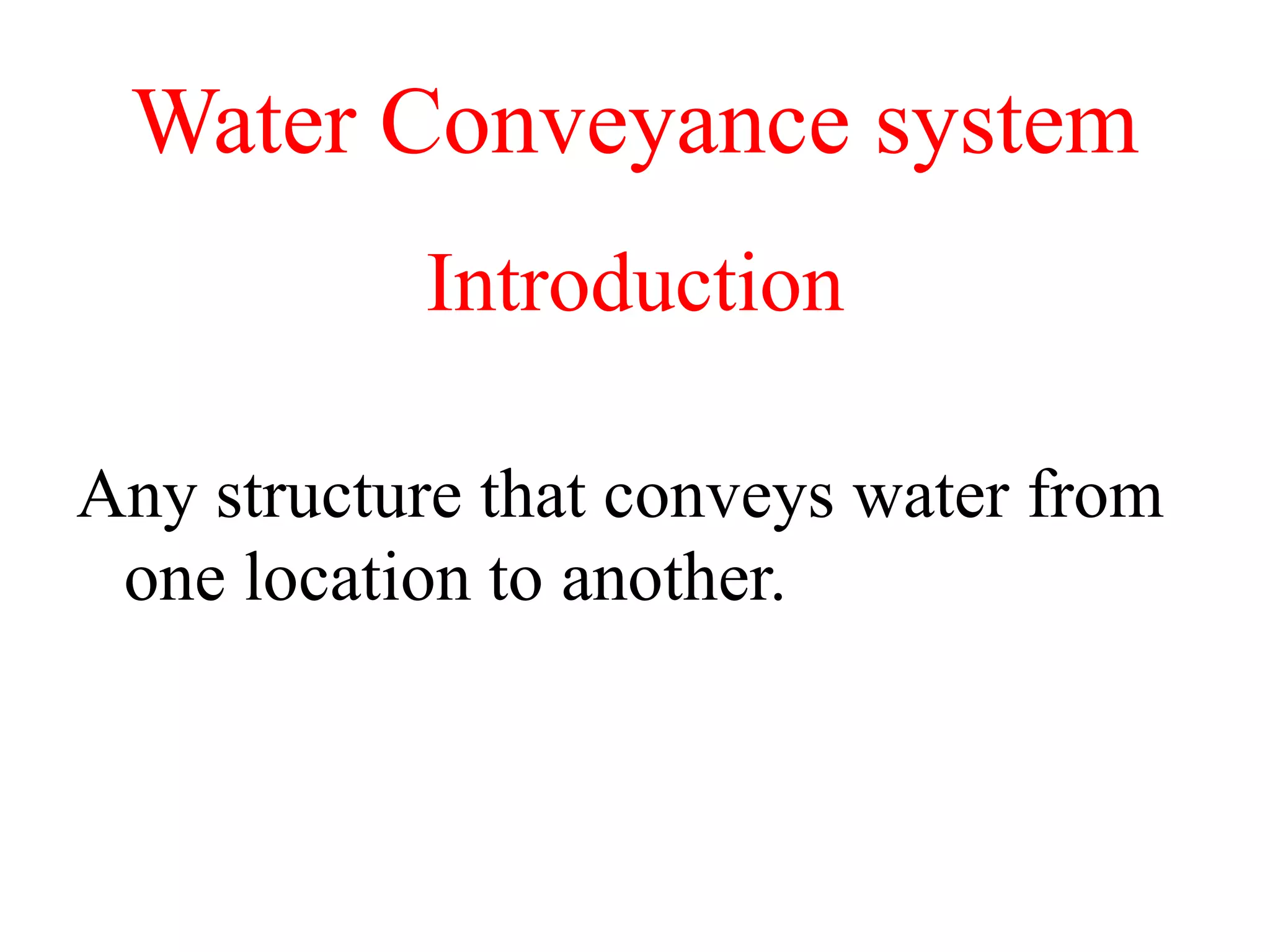 hydropower water conveyance system | PDF