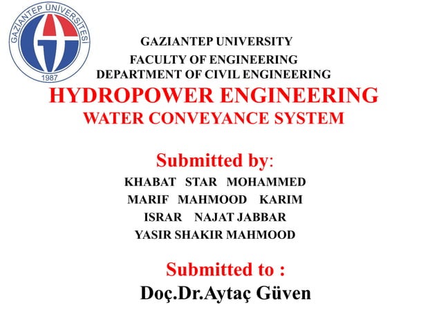 hydropower water conveyance system | PDF | Geography | Science
