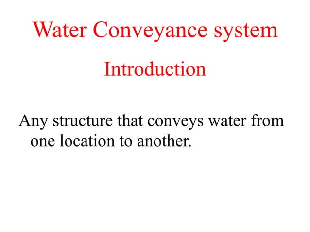 hydropower water conveyance system | PDF | Geography | Science