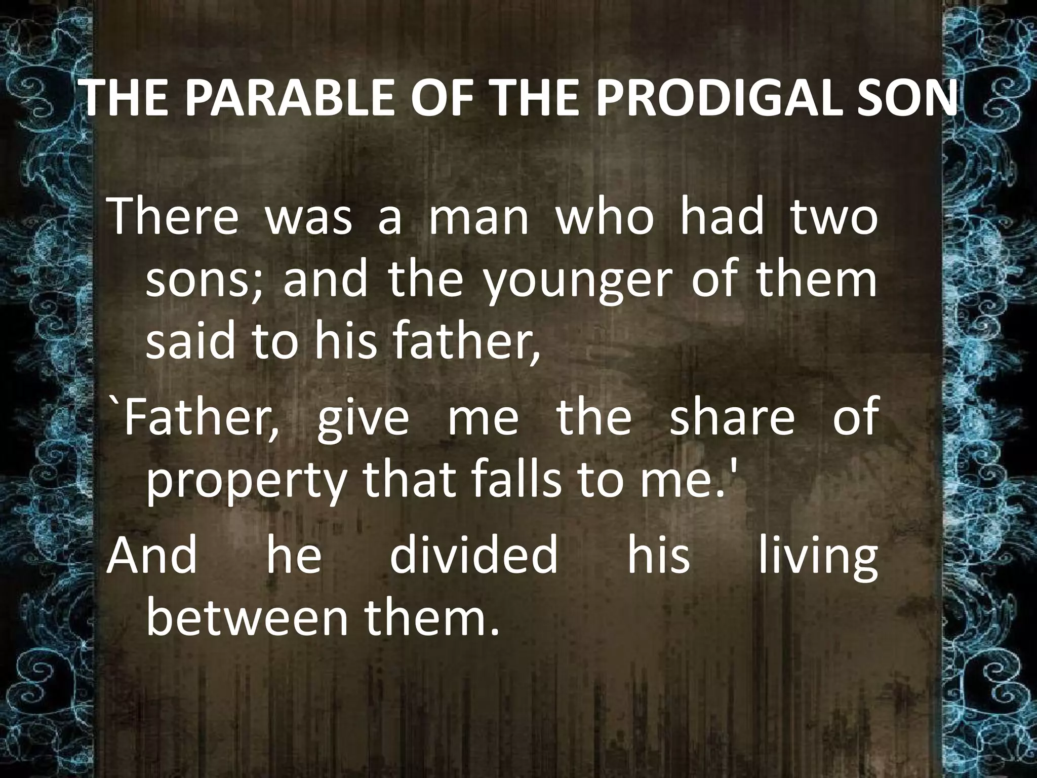 The Parable of Prodigal Son | PPTX