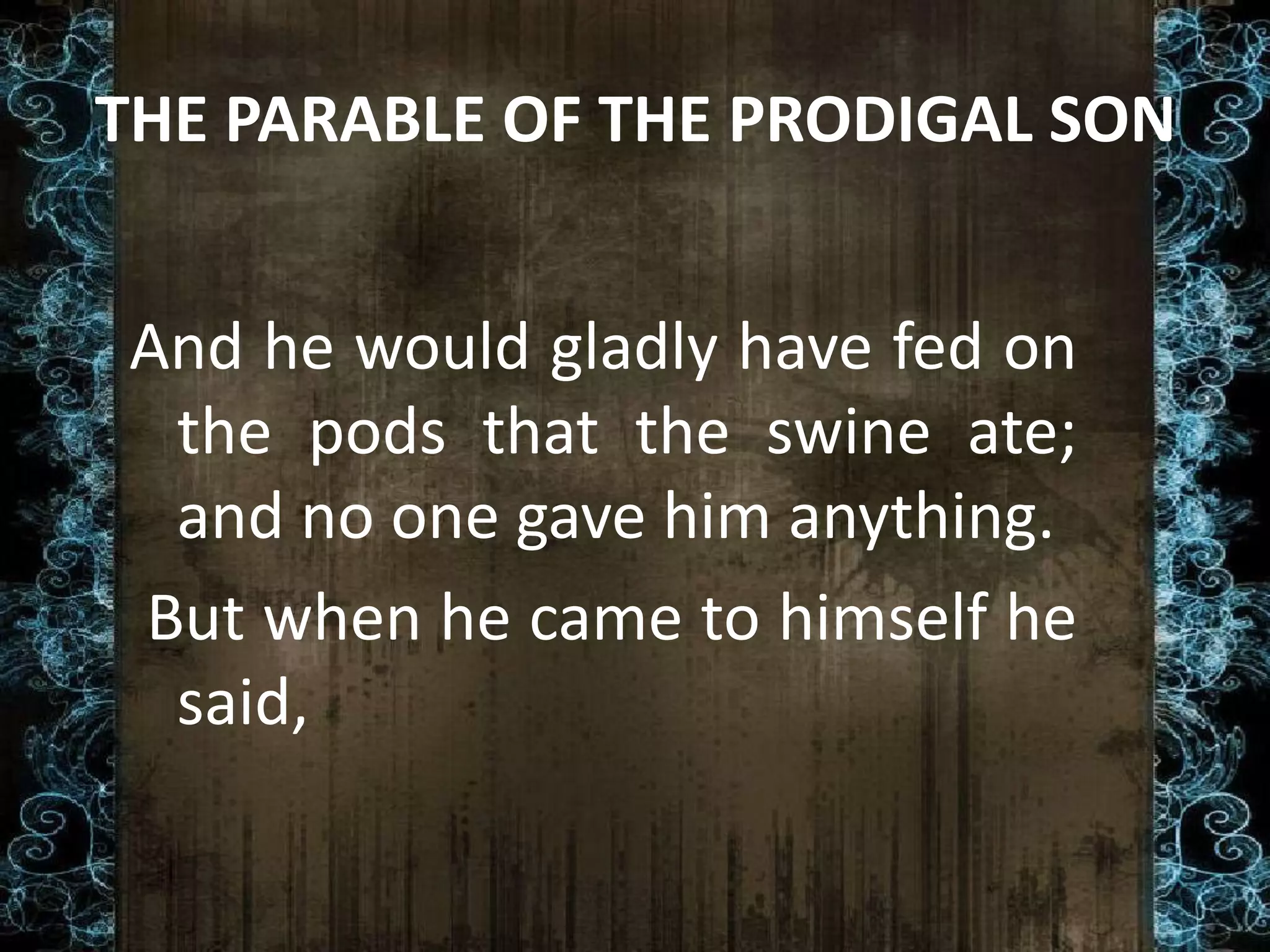 The Parable of Prodigal Son | PPTX