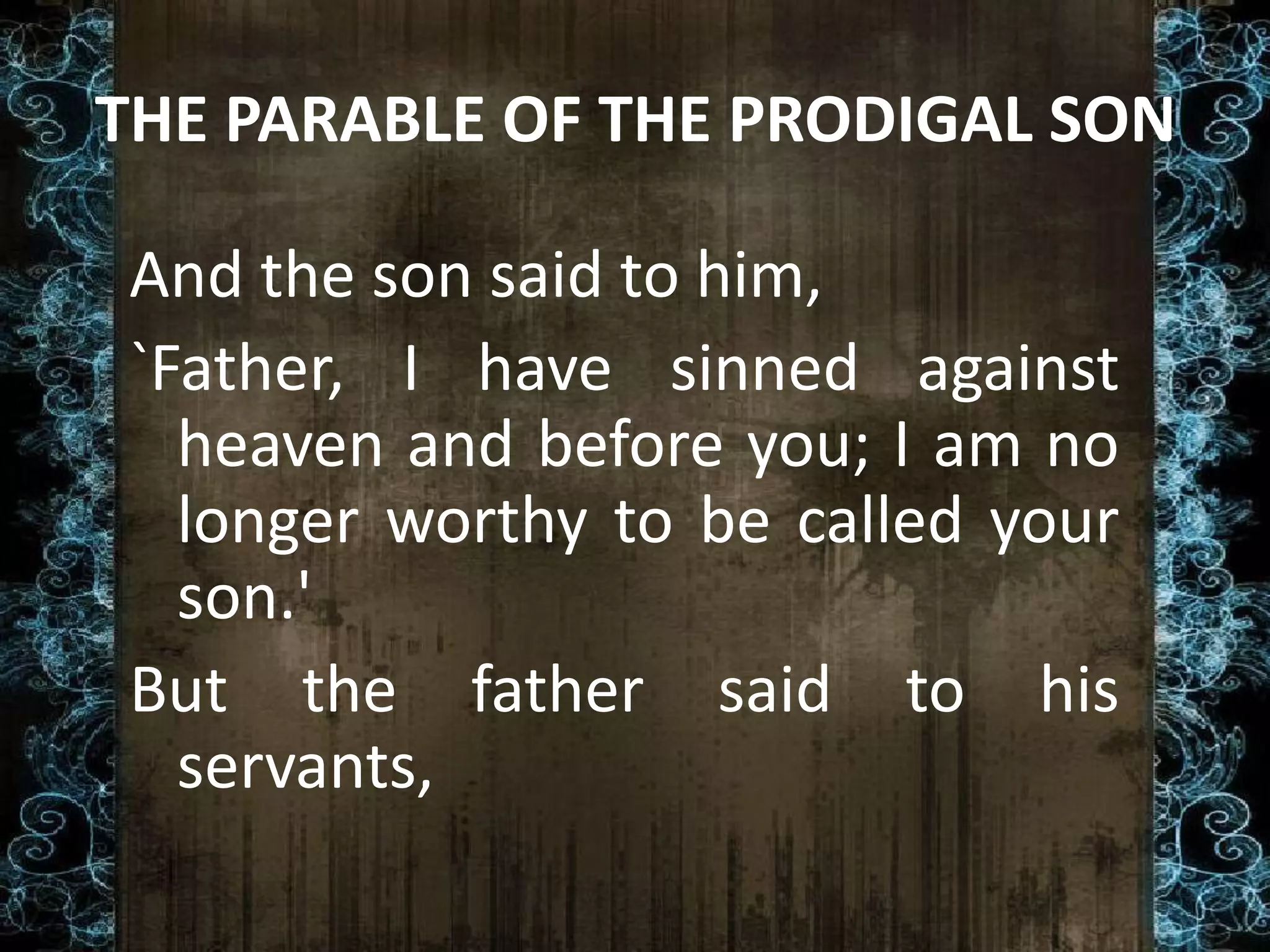 The Parable of Prodigal Son | PPTX