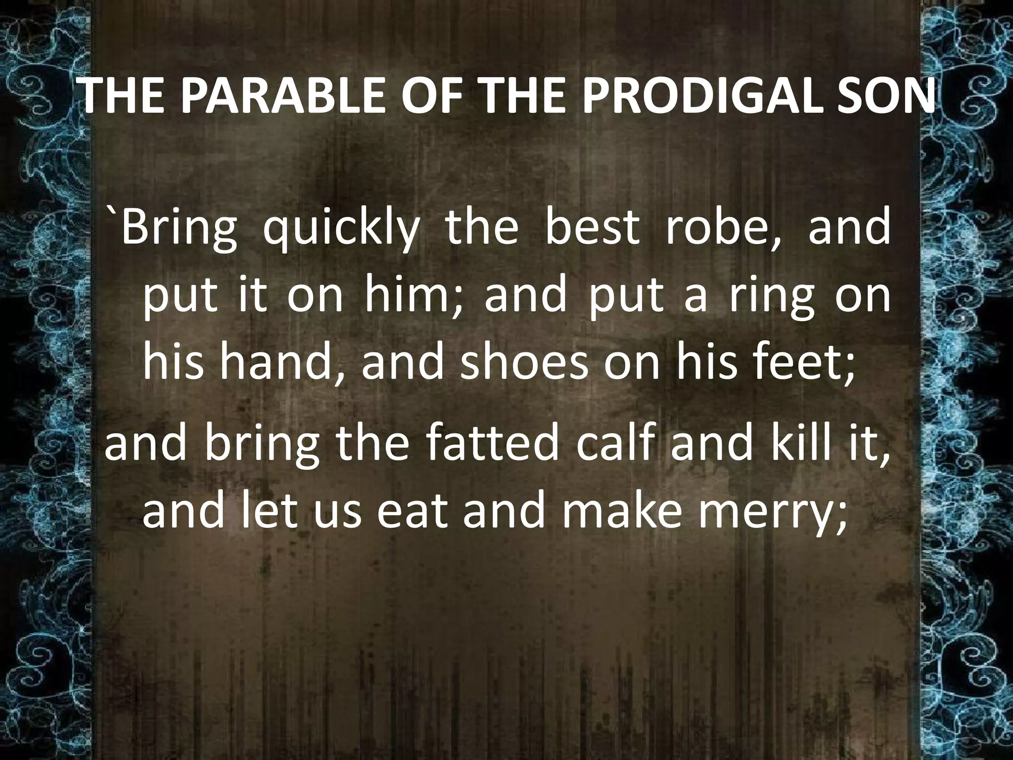 The Parable of Prodigal Son | PPTX