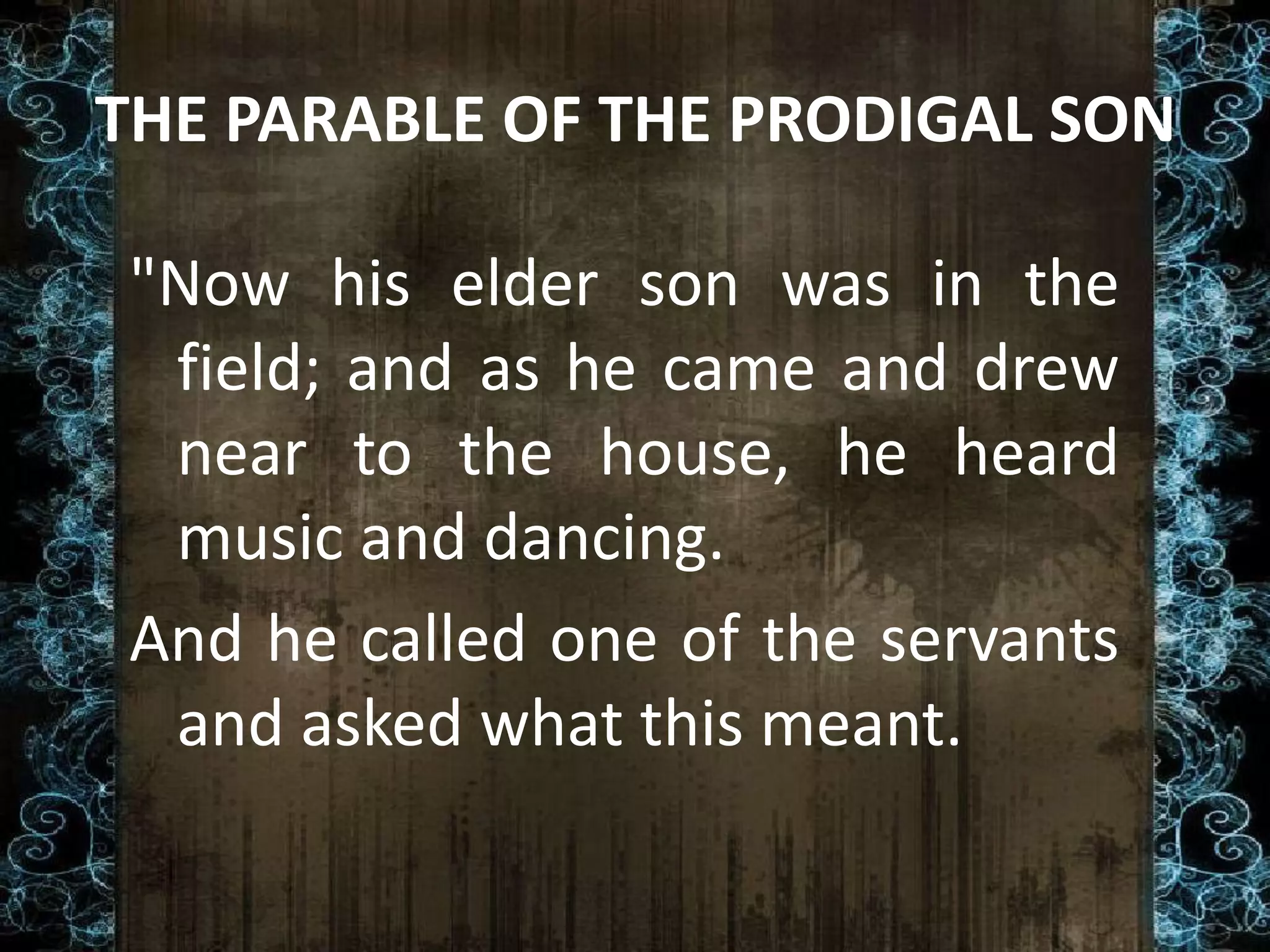 The Parable of Prodigal Son | PPTX