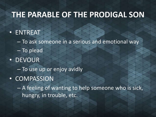 The Parable of Prodigal Son | PPTX | Christianity | Religion & Spirituality