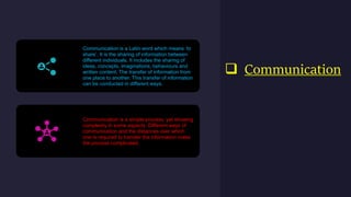 Communication Resources | PPTX
