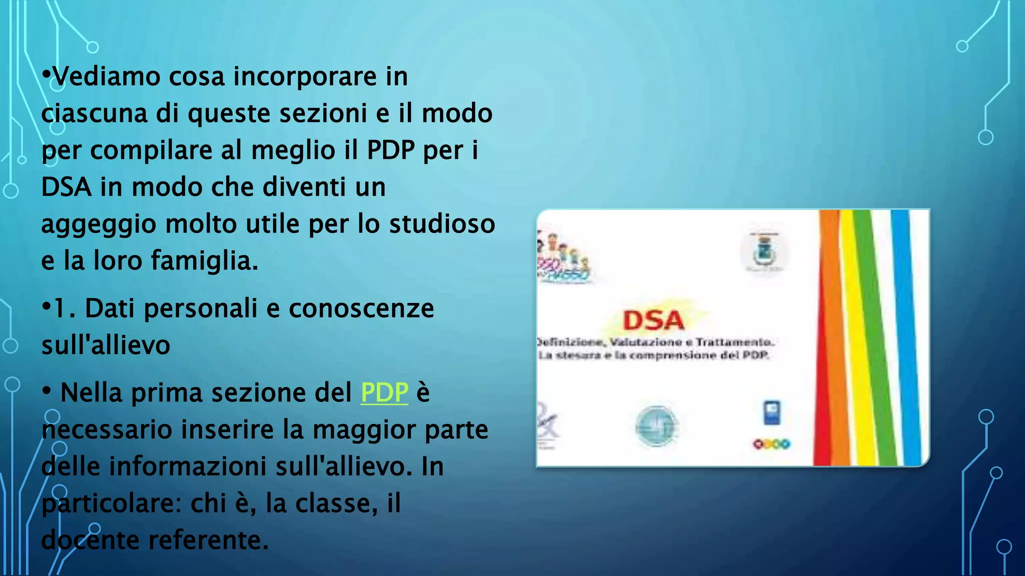 Come compilare il PDP per DSA? | PPTX