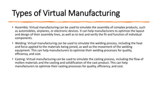 Virtual manufacturing | PPTX