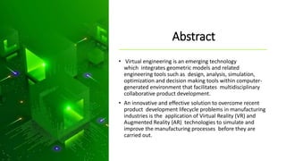Virtual manufacturing | PPTX