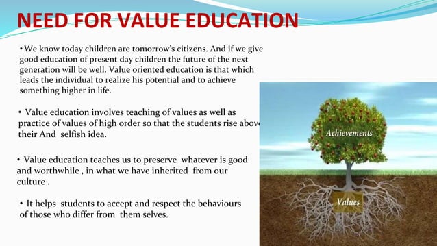 Inculcating Value in student | PPTX | Education